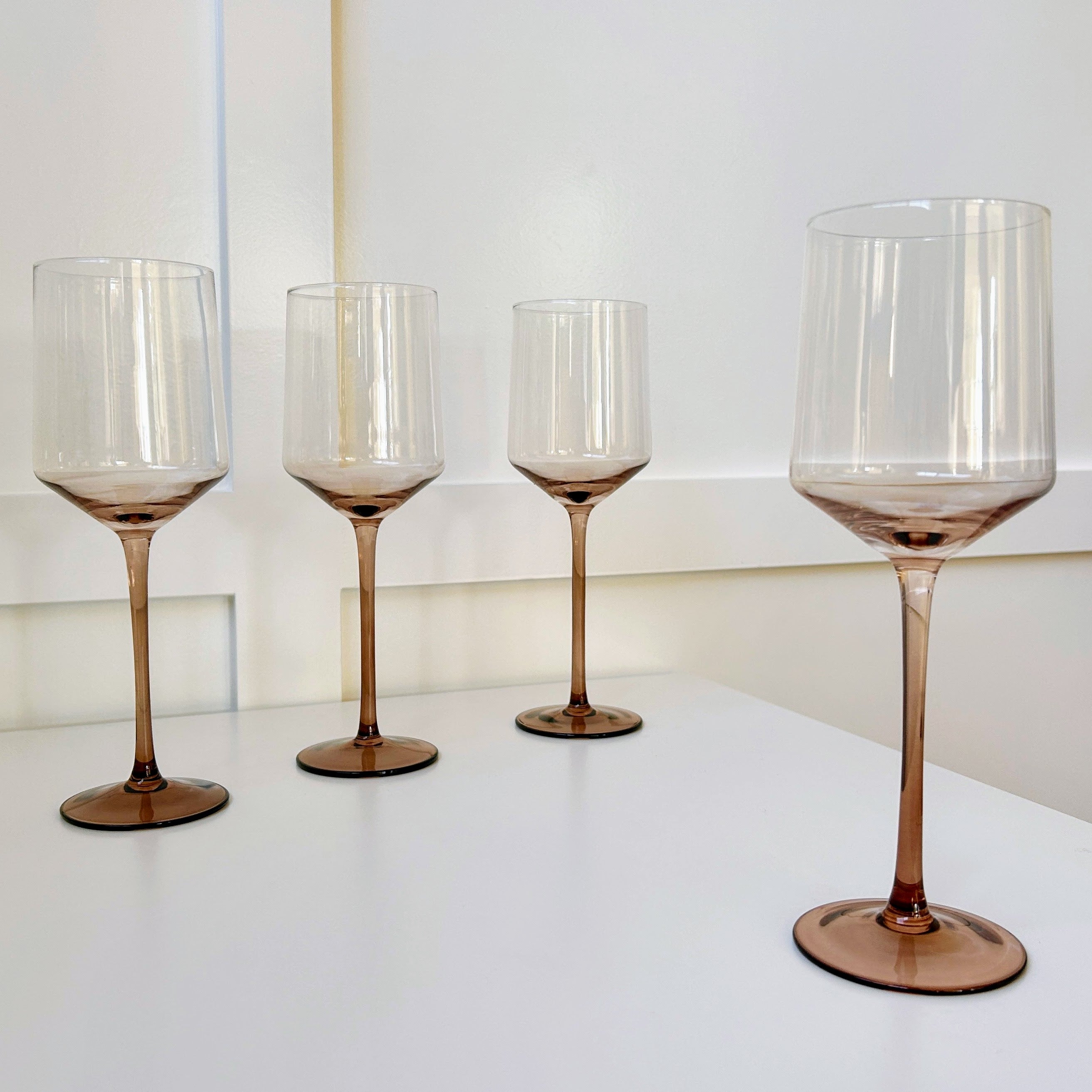 Wood Wine Glass - Set of 4 – byrdeen.com